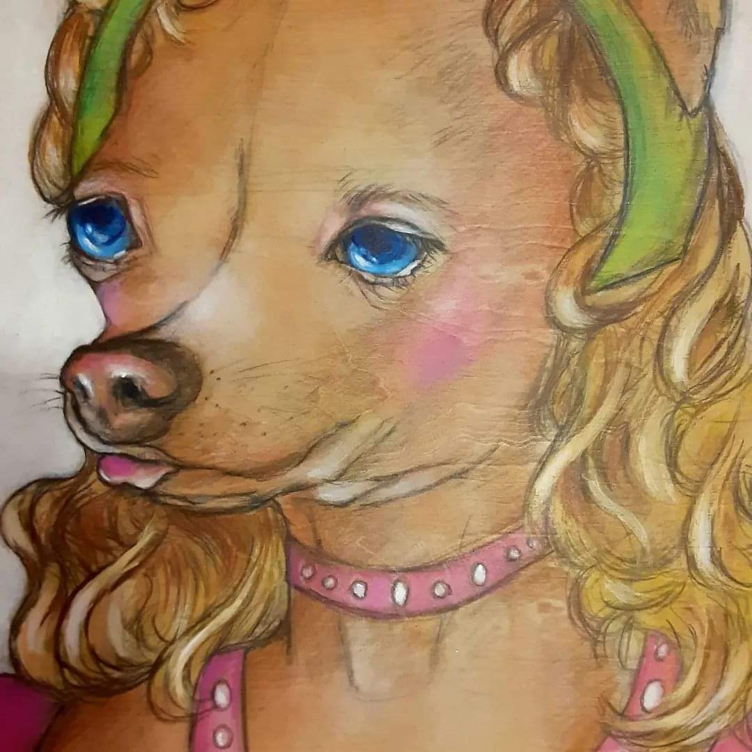 Doggie Sweethearts – Lizzie Lopez Art